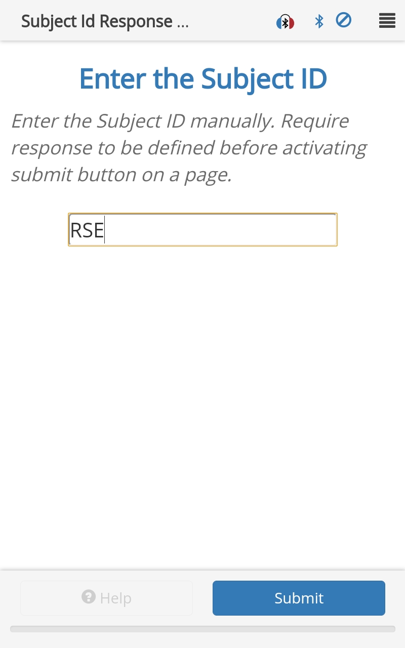 Response Areas · TabSINT