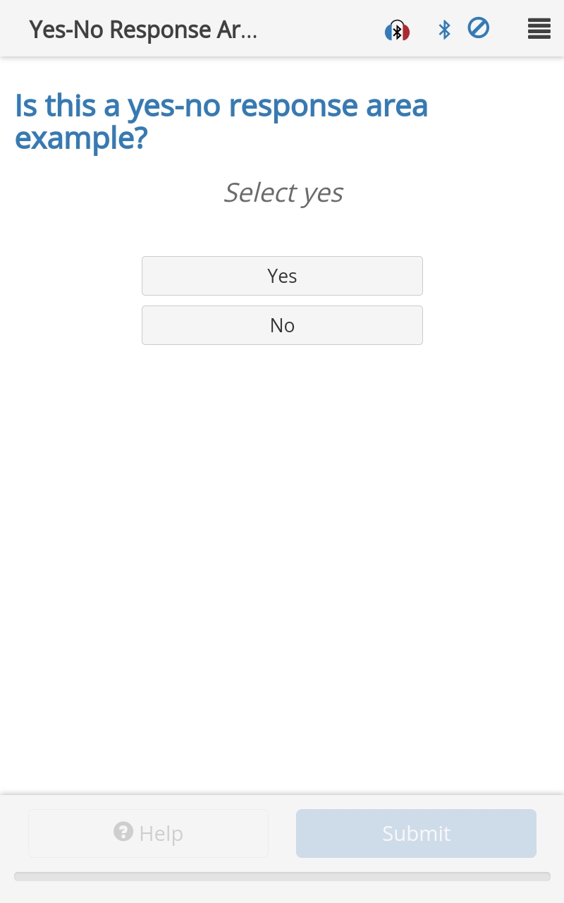 Response Areas · TabSINT